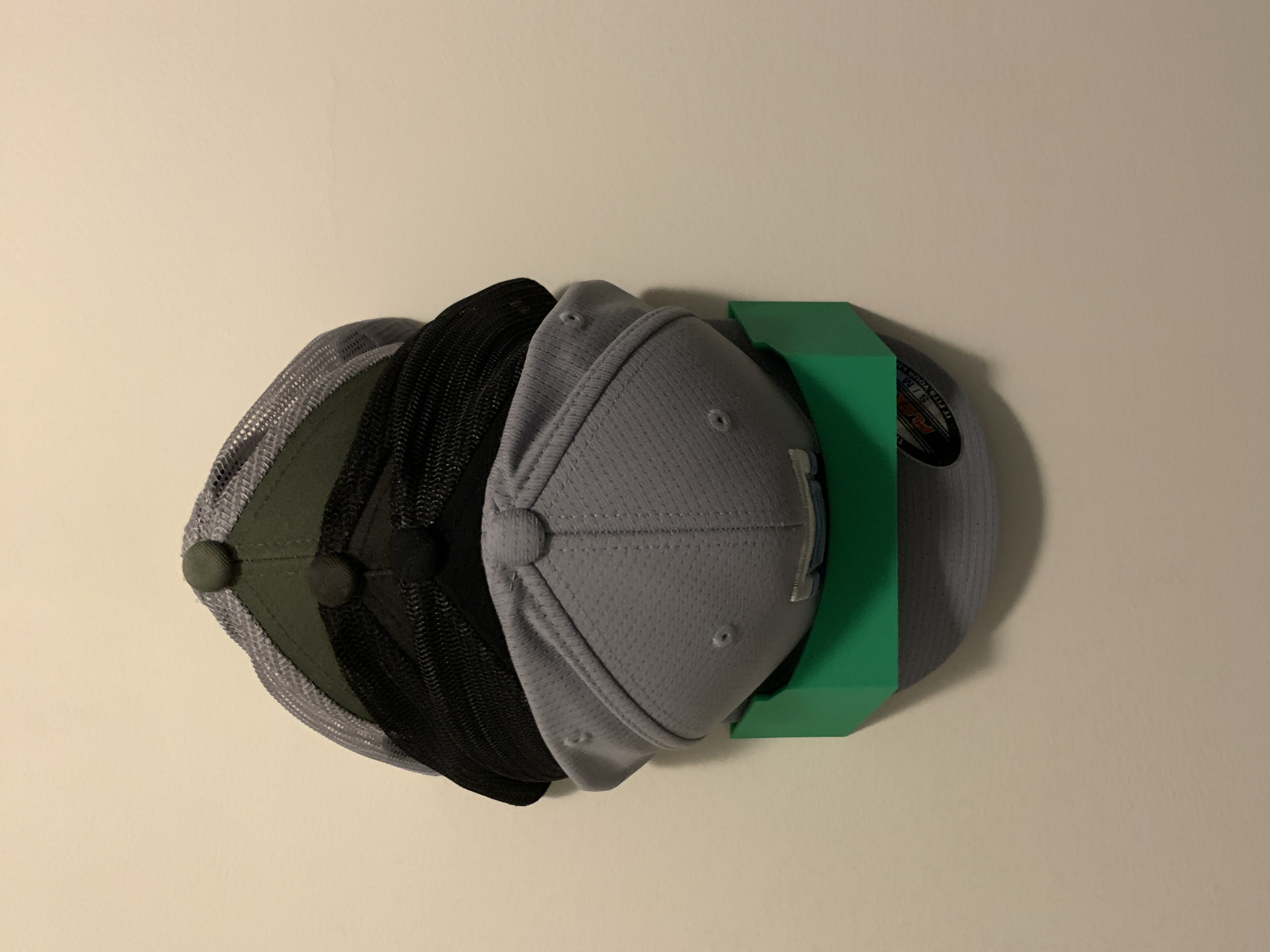 Multi Hat Wall Rack by Vincent Cioffi | Download free STL model ...