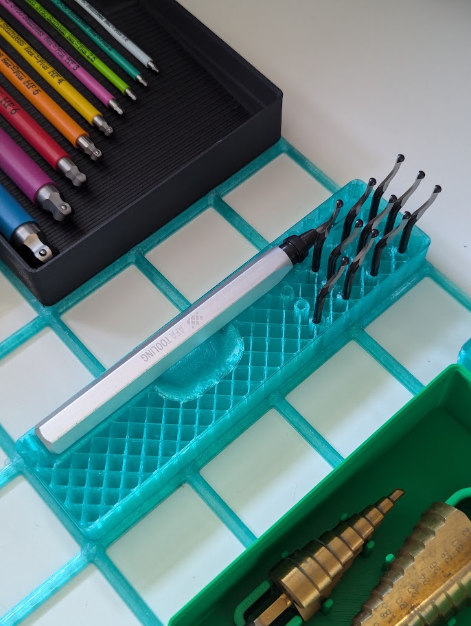 Gridfinity Deburring Tool Storage by Matt | Download free STL model | Printables.com