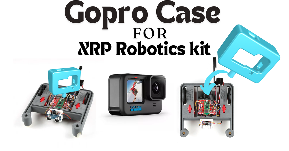 XRP Robotics kit Gopro Holder by R-0-T-0 | Download free STL model ...