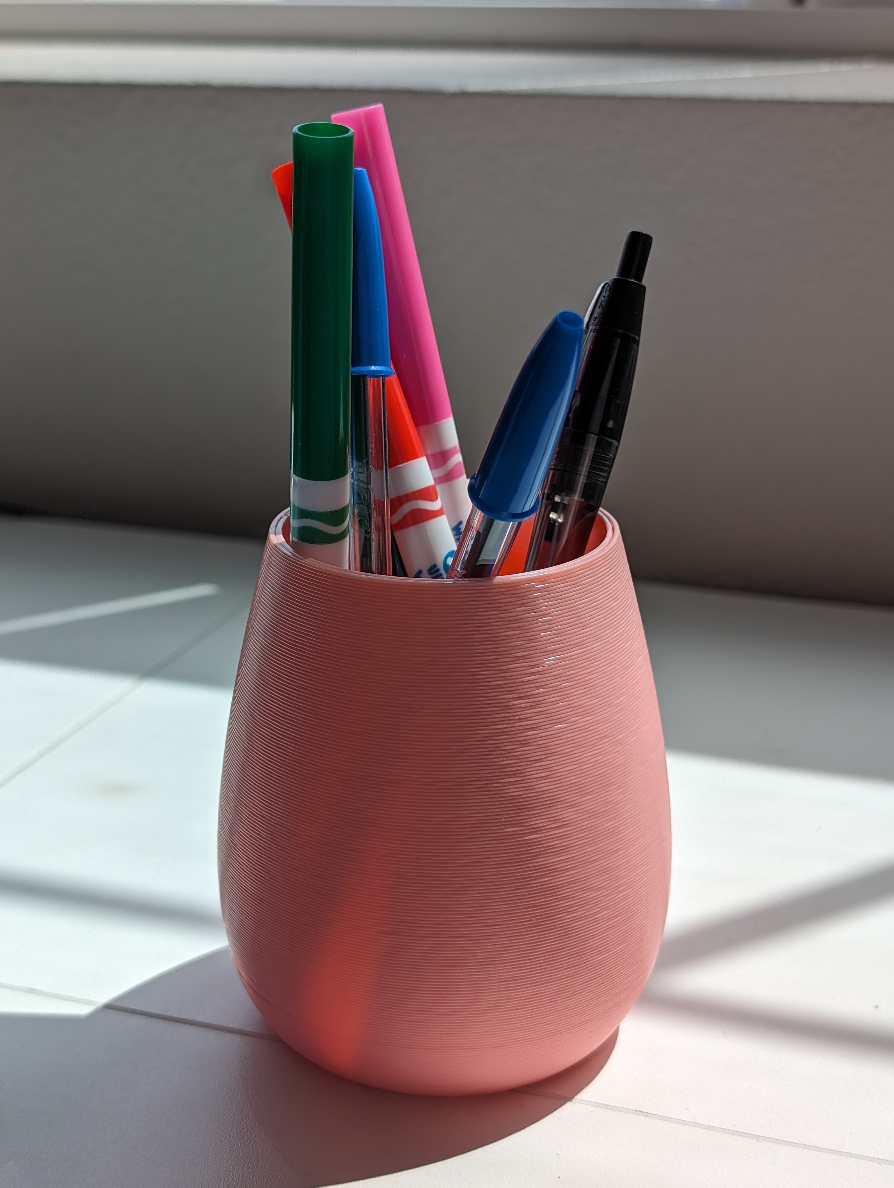 Pen Holder - Modern Vase Design 2 (Narrow) by Tykomyk | Download free ...