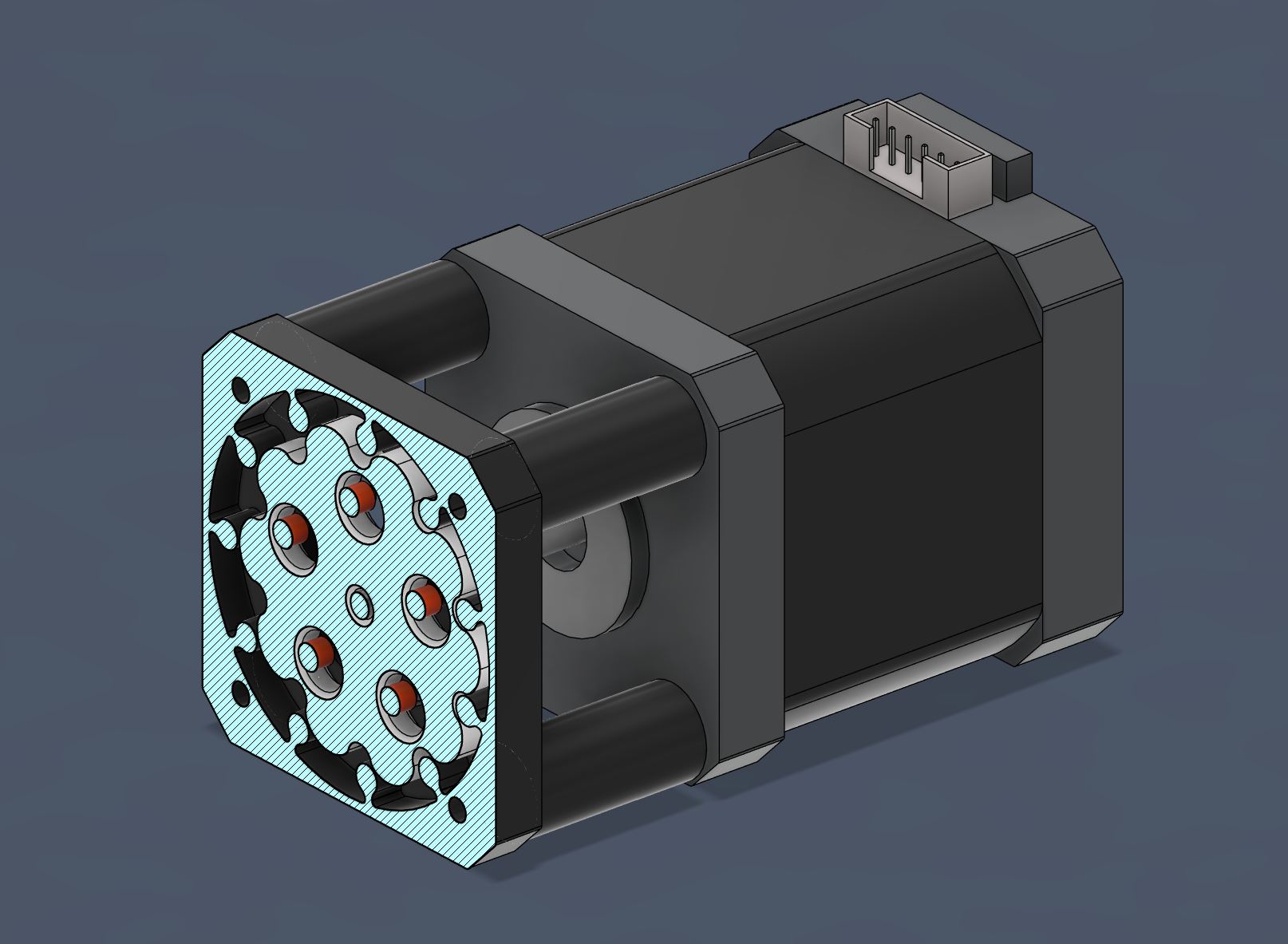 Stepper Motor Cycloidal Drive by Magmabow | Download free STL model ...