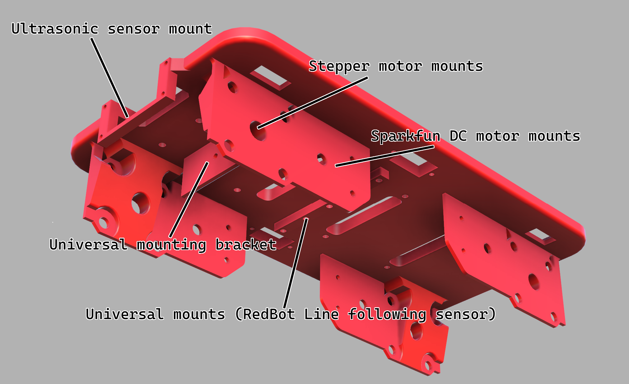 SparkFun XRP Robot Frame by Magmabow | Download free STL model ...