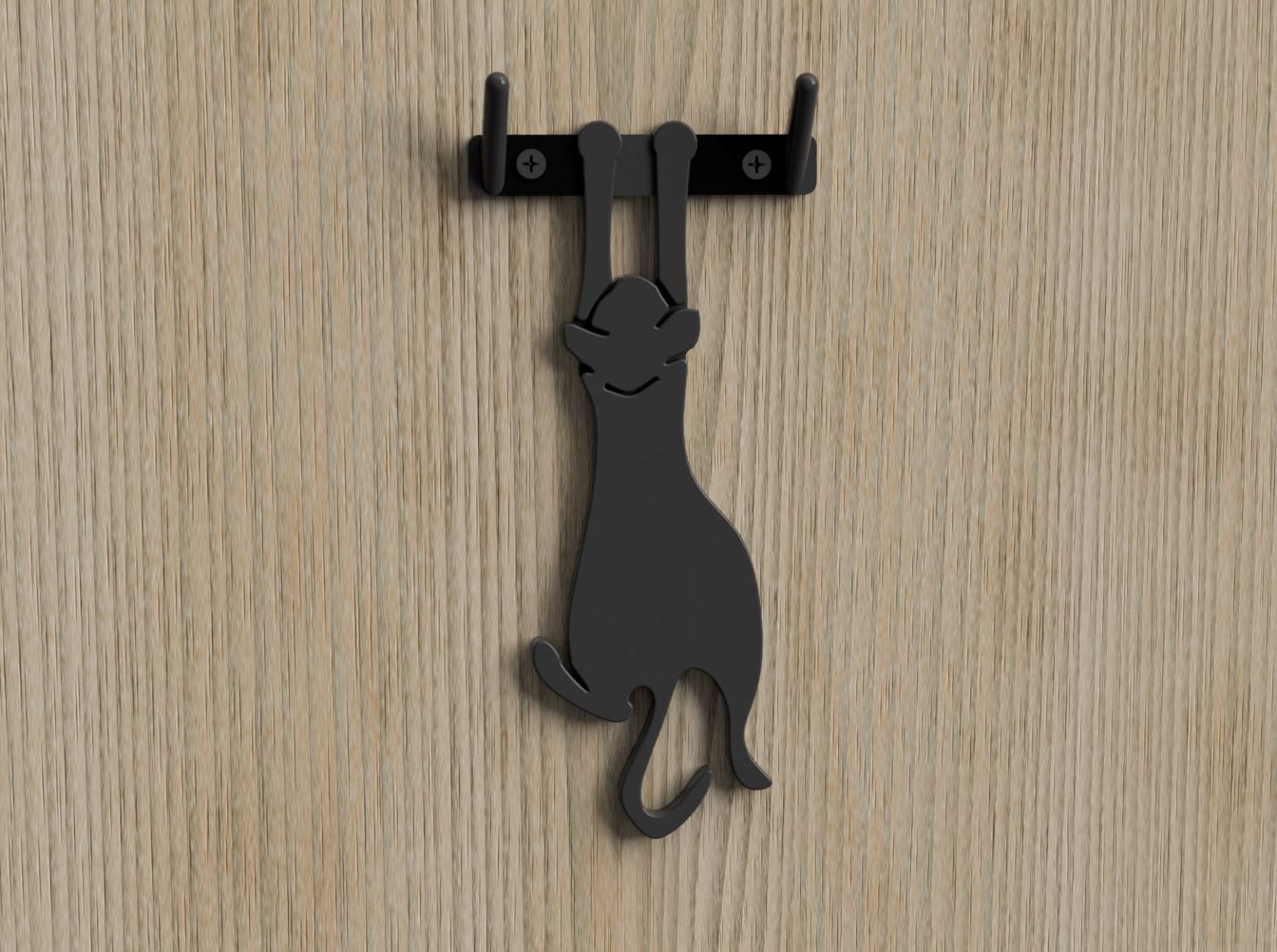 Cat keyholder by ep.shapes | Download free STL model | Printables.com
