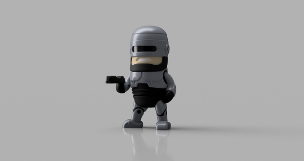 Mini Robocop por Wekster | Descargar modelo STL gratuito | Printables.com