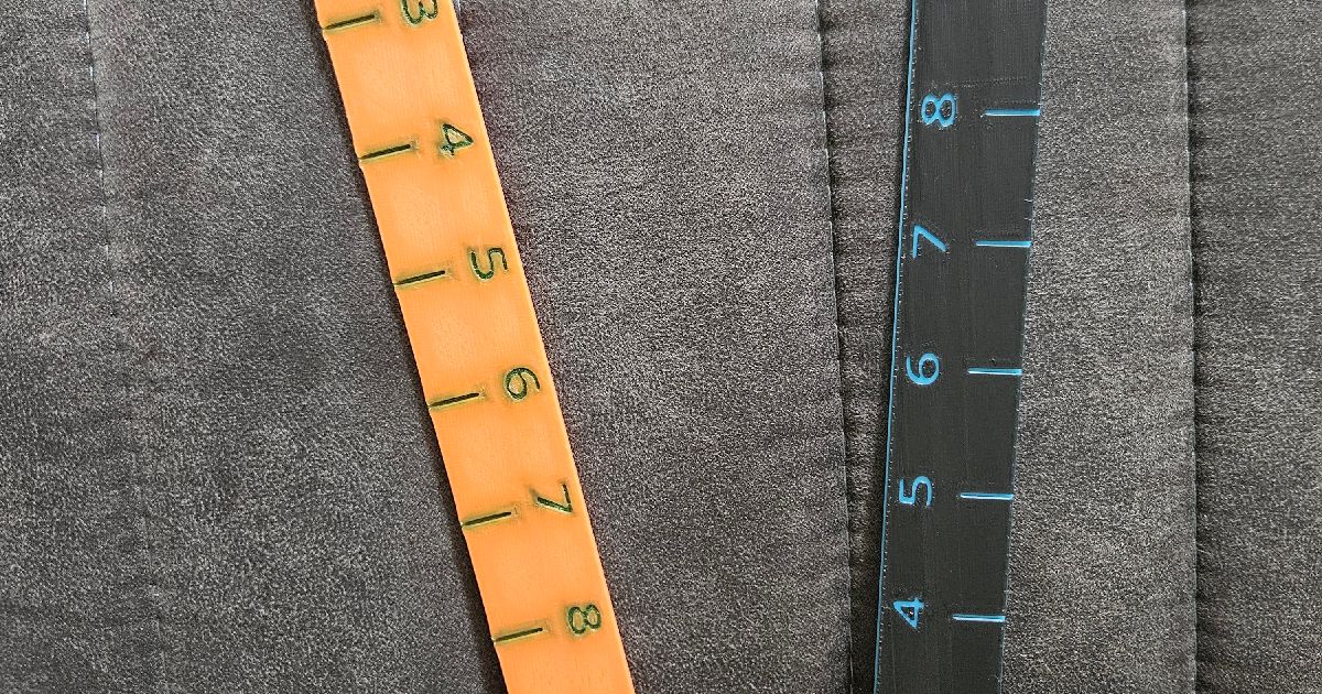 12-inch combat gauge, tabletop range ruler, Warhammer by Peter G ...