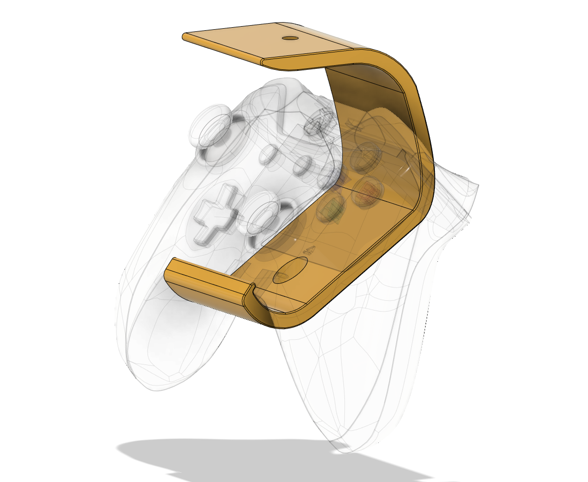 Wireless Controller Hook for Xbox / PS4 / Nintendo Switch Pro by pixelwave | Download free STL ...