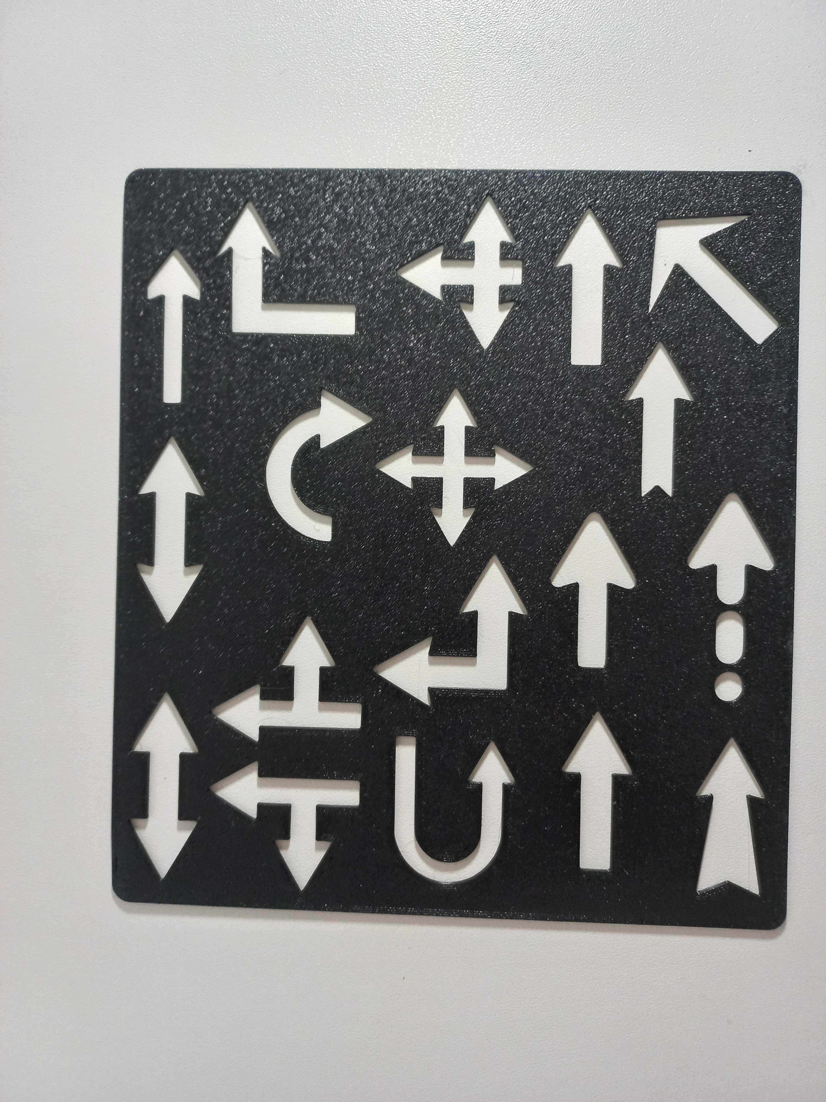 Arrows Drawing Template (fusion360) by mosselini1 | Download free STL ...