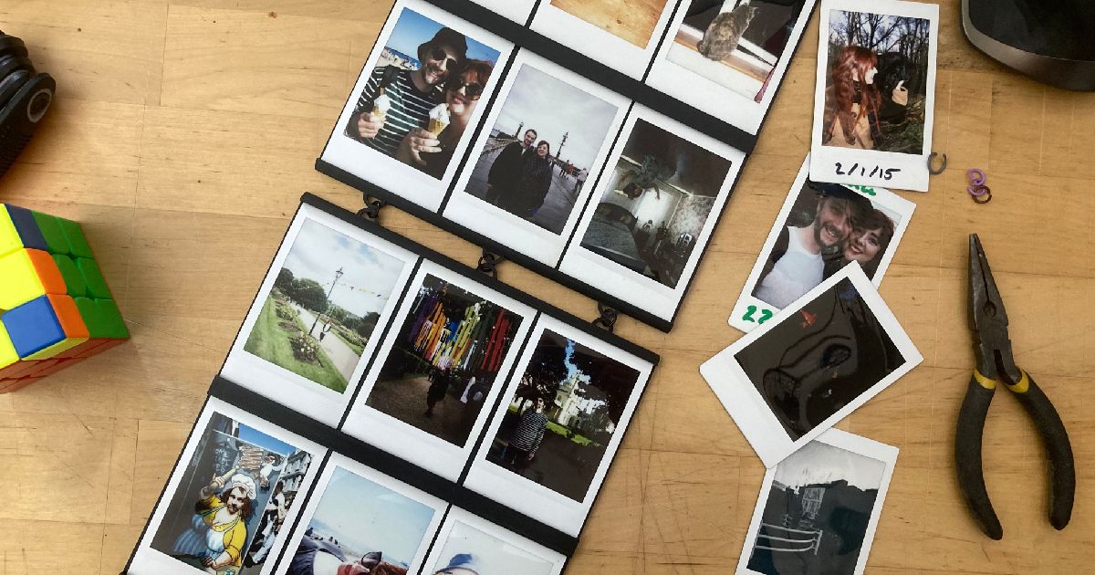 Instax mini modular wall frame by cRckls | Download free STL model ...