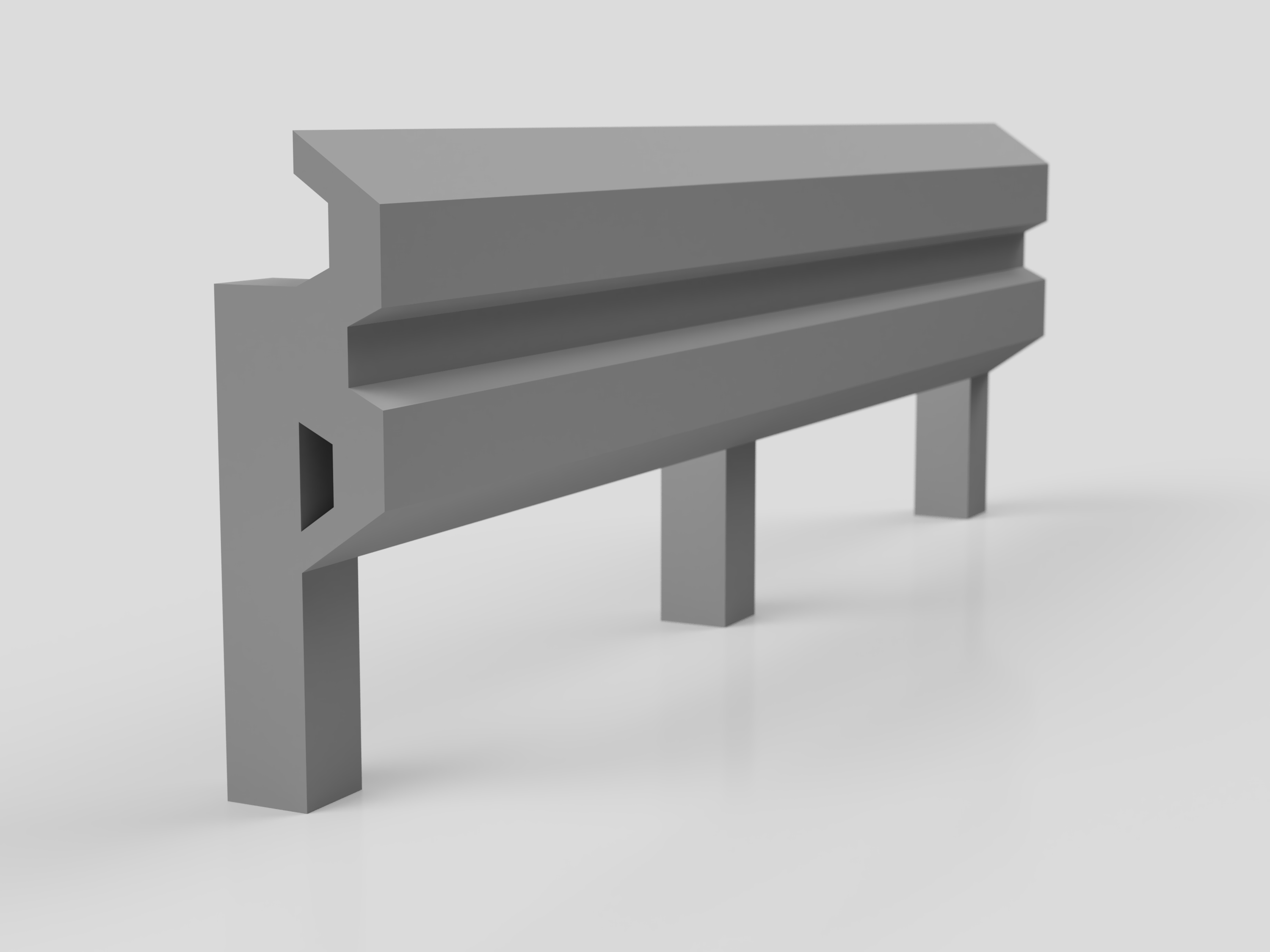 Guard Rail (N Scale) by DieserJonas | Download free STL model ...
