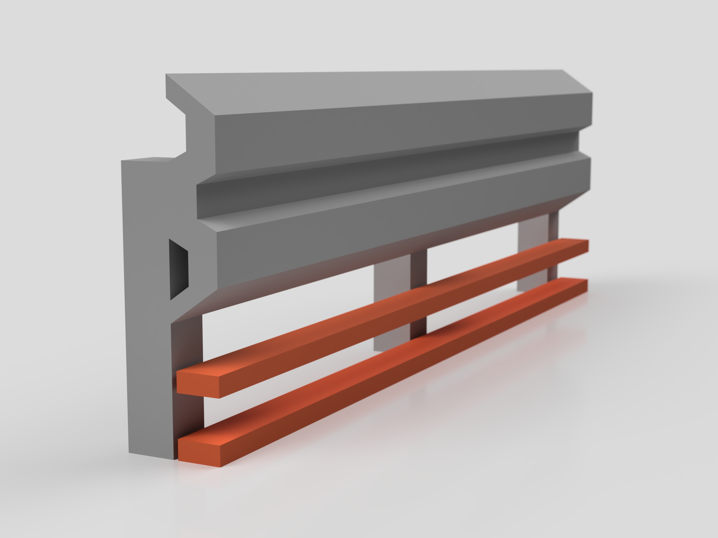 Guard Rail (N Scale) by DieserJonas | Download free STL model ...