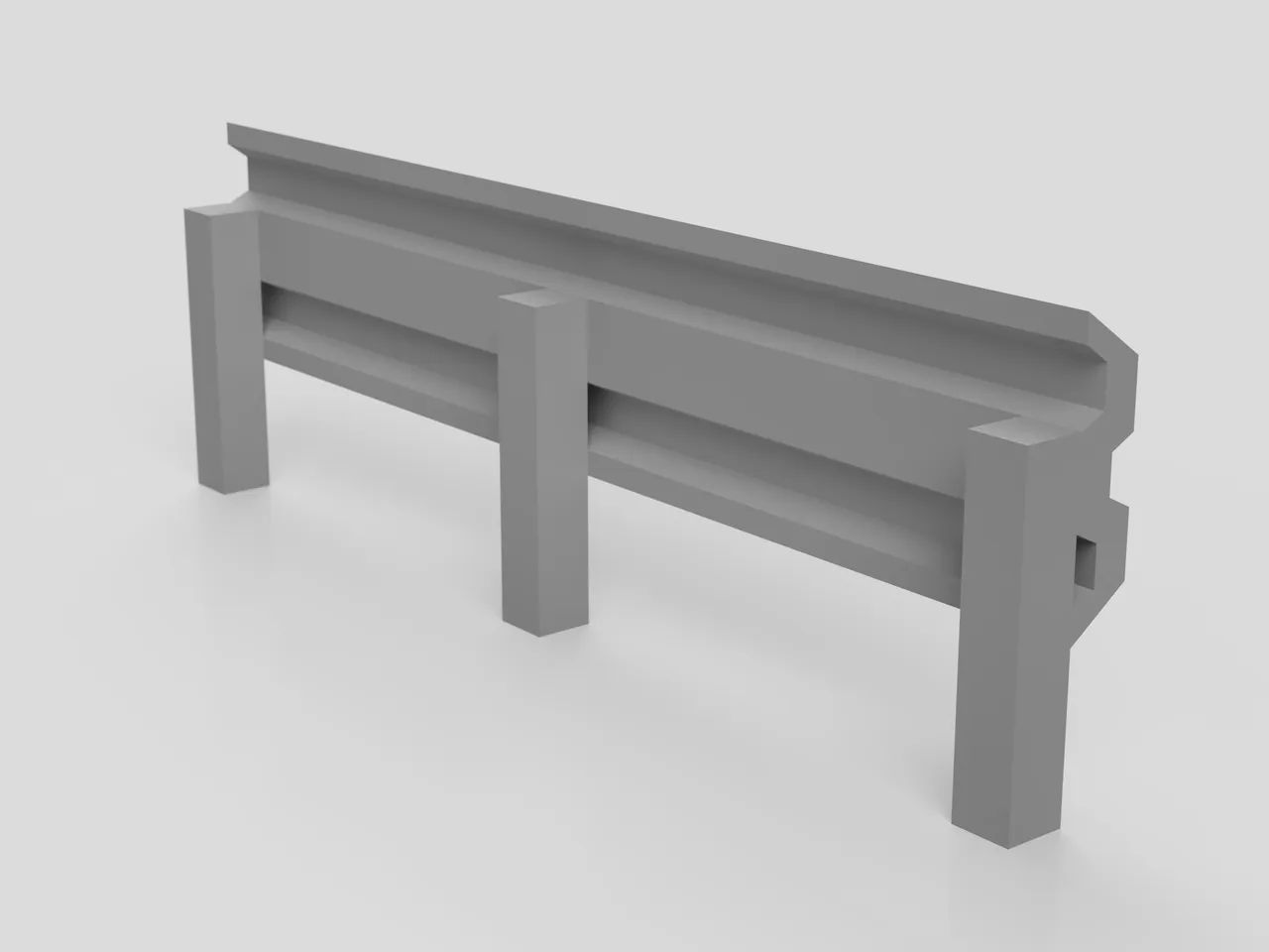 Guard Rail (N Scale) by DieserJonas | Download free STL model ...