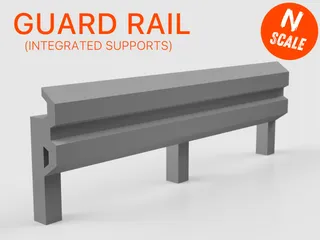 Guard Rail (N Scale) by DieserJonas | Download free STL model ...