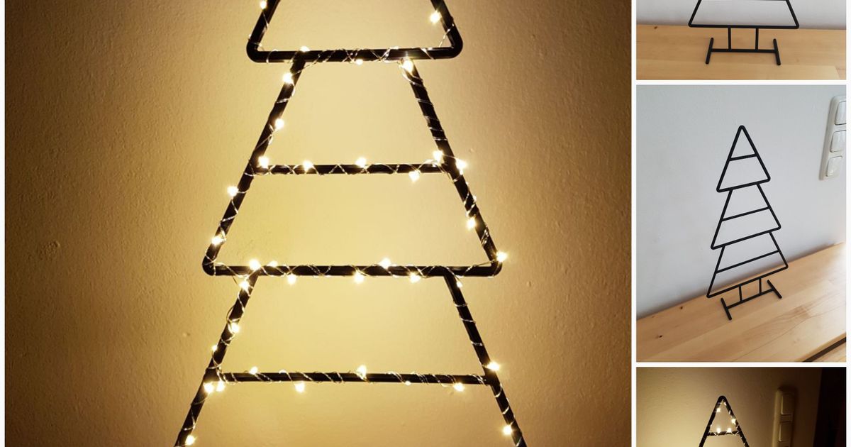 Wireframe Xmas Tree by 87squirrels | Download free STL model ...