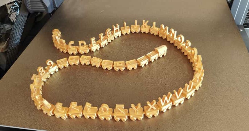 Customizable Alphabet & Numbers Train by SoulMate Santhosh | Download ...