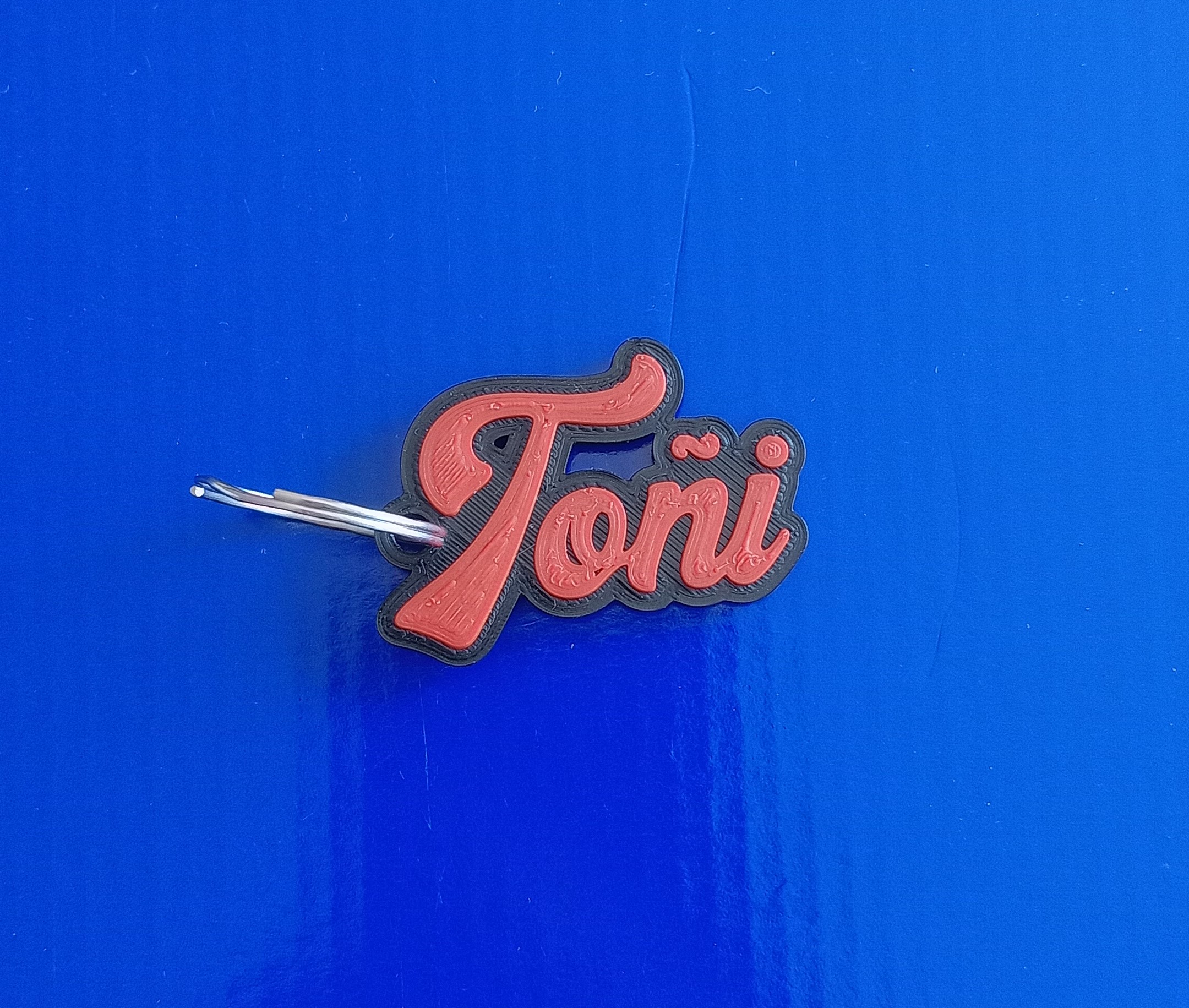 Keychain name Toñi by J3Dprinter | Download free STL model | Printables.com