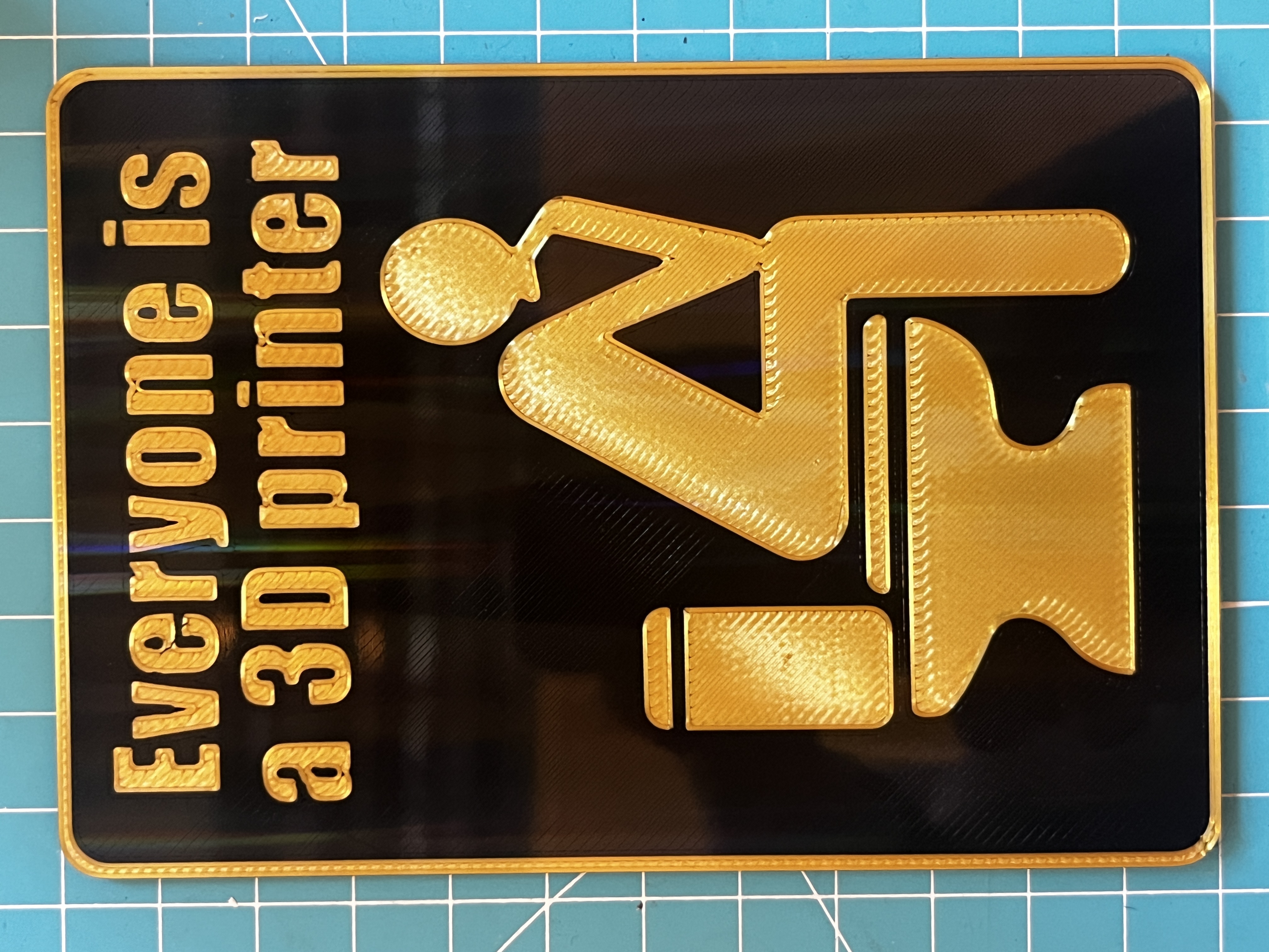 Everyone is a 3D printer Sign MMU (Multi Color) von INVESTEGATE ...