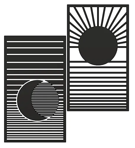 Sun & Moon by DickF | Download free STL model | Printables.com
