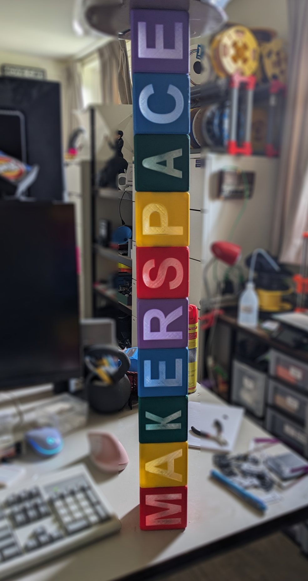 Makerspace sign (80cm wide) by Marcel V | Download free STL model ...