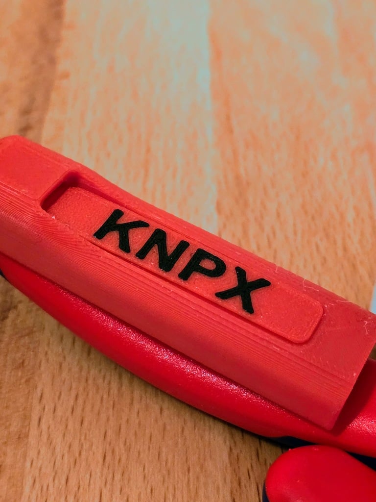 Customizable label for "Knipextend" Pliers by Knipex by 3DJupp ...