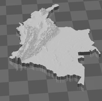 COLOMBIA 3D MAP by JhonyAristizabal | Download free STL model ...