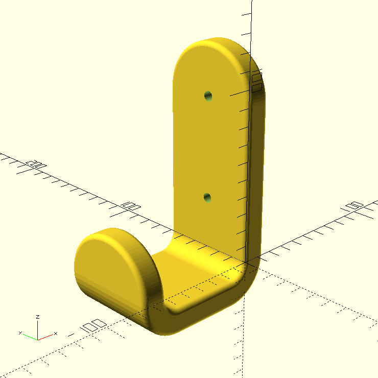Parametric hook (with source file) by EricBuijs | Download free STL ...