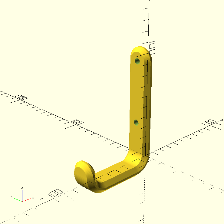 Parametric hook (with source file) by EricBuijs | Download free STL ...