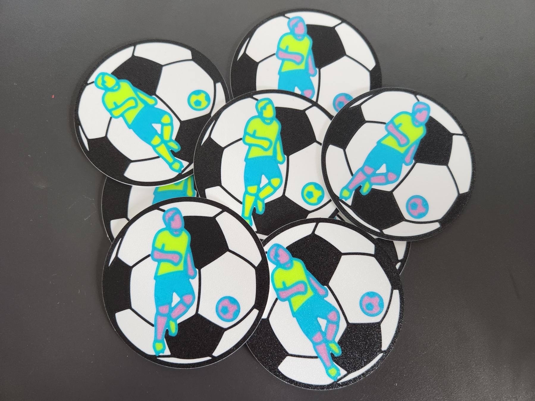 Football coaster by Bažus | Download free STL model | Printables.com