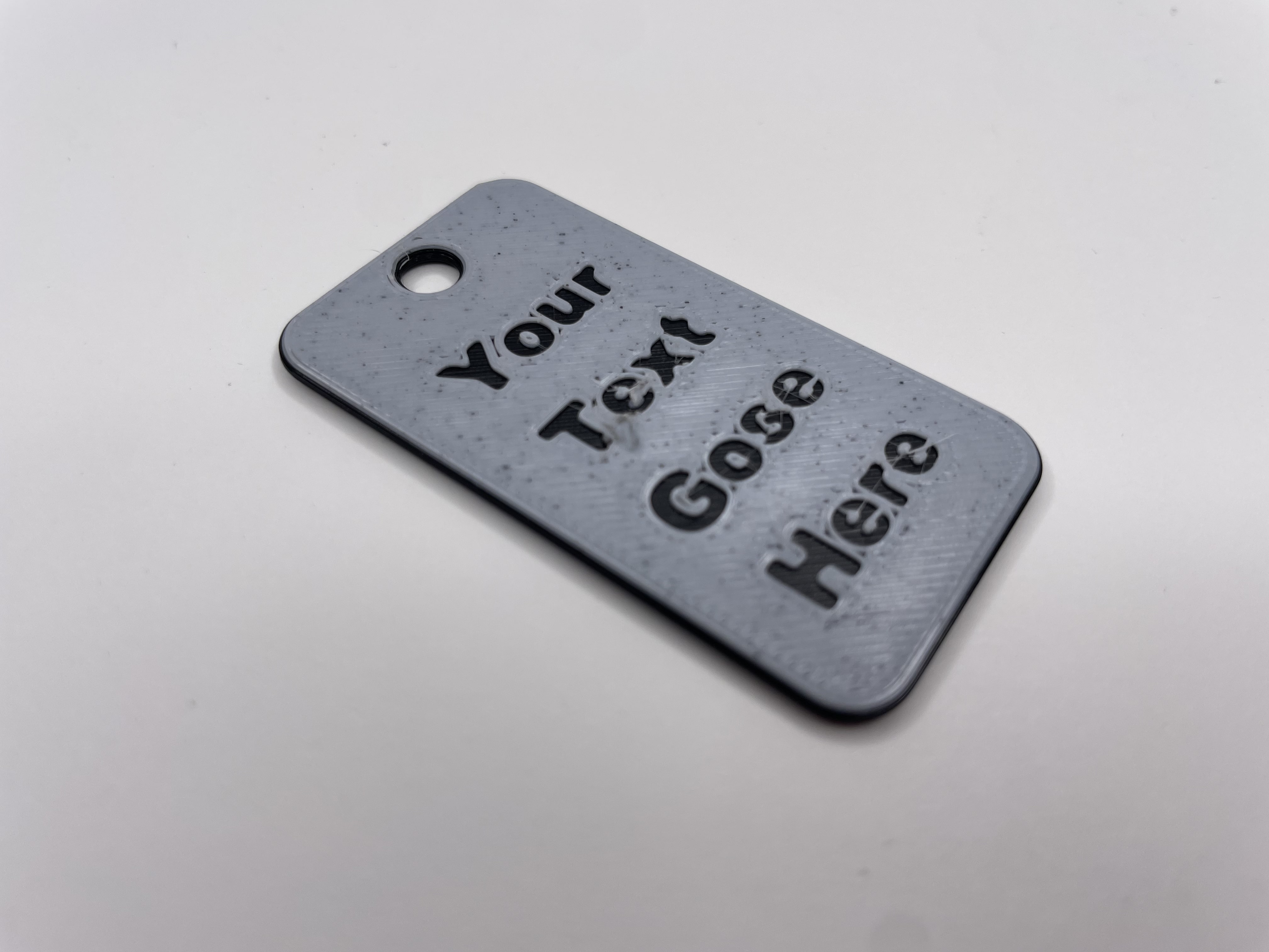 Two-Sided Customizable Dog Tag (Fusion 360) by Devise3D | Printables Store