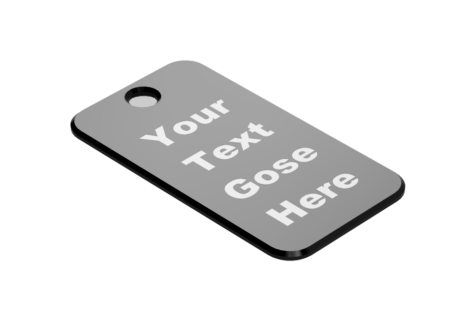 Two-Sided Customizable Dog Tag (Fusion 360) by Devise3D | Printables Store