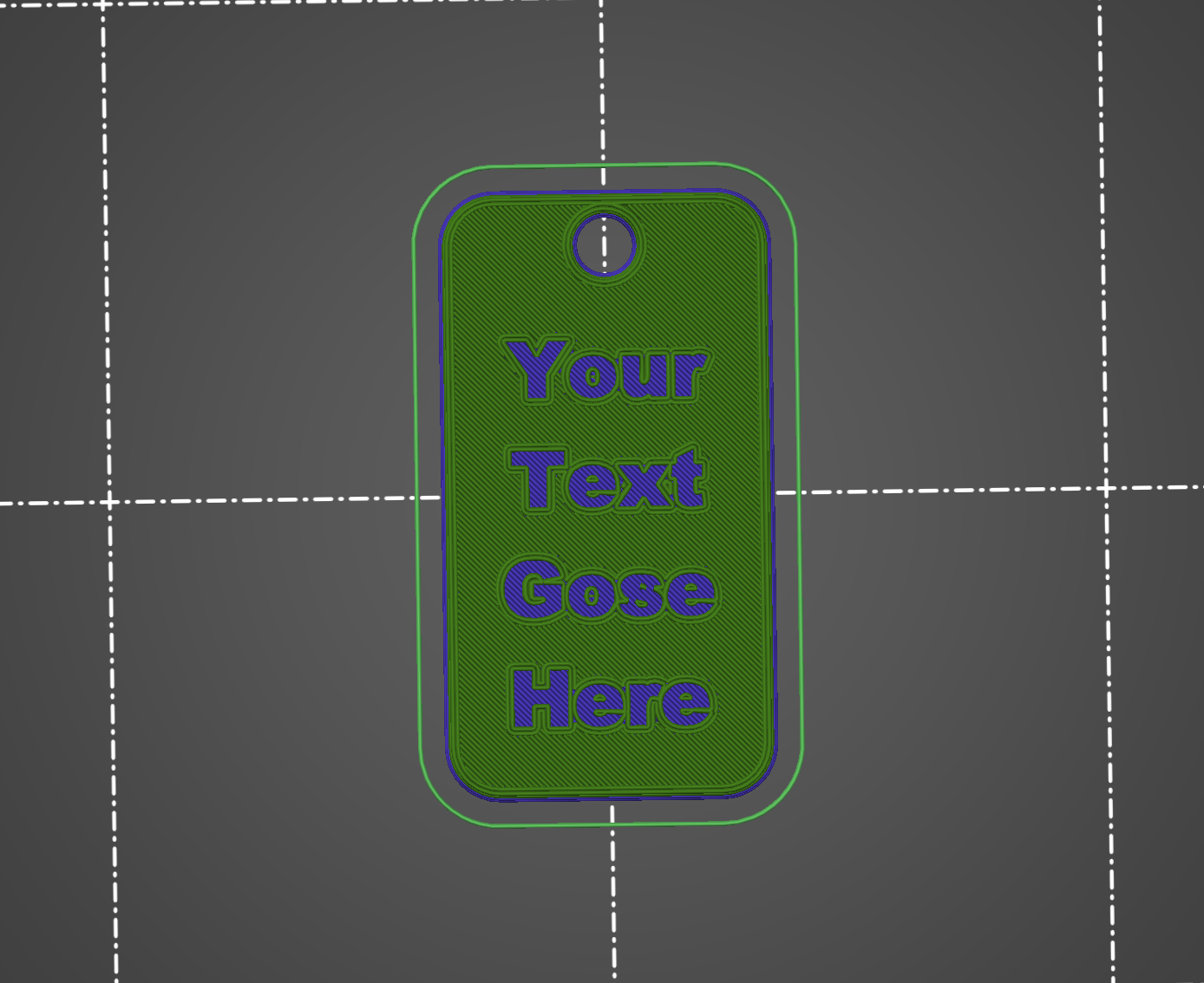 Two-Sided Customizable Dog Tag (Fusion 360) by Devise3D | Printables Store
