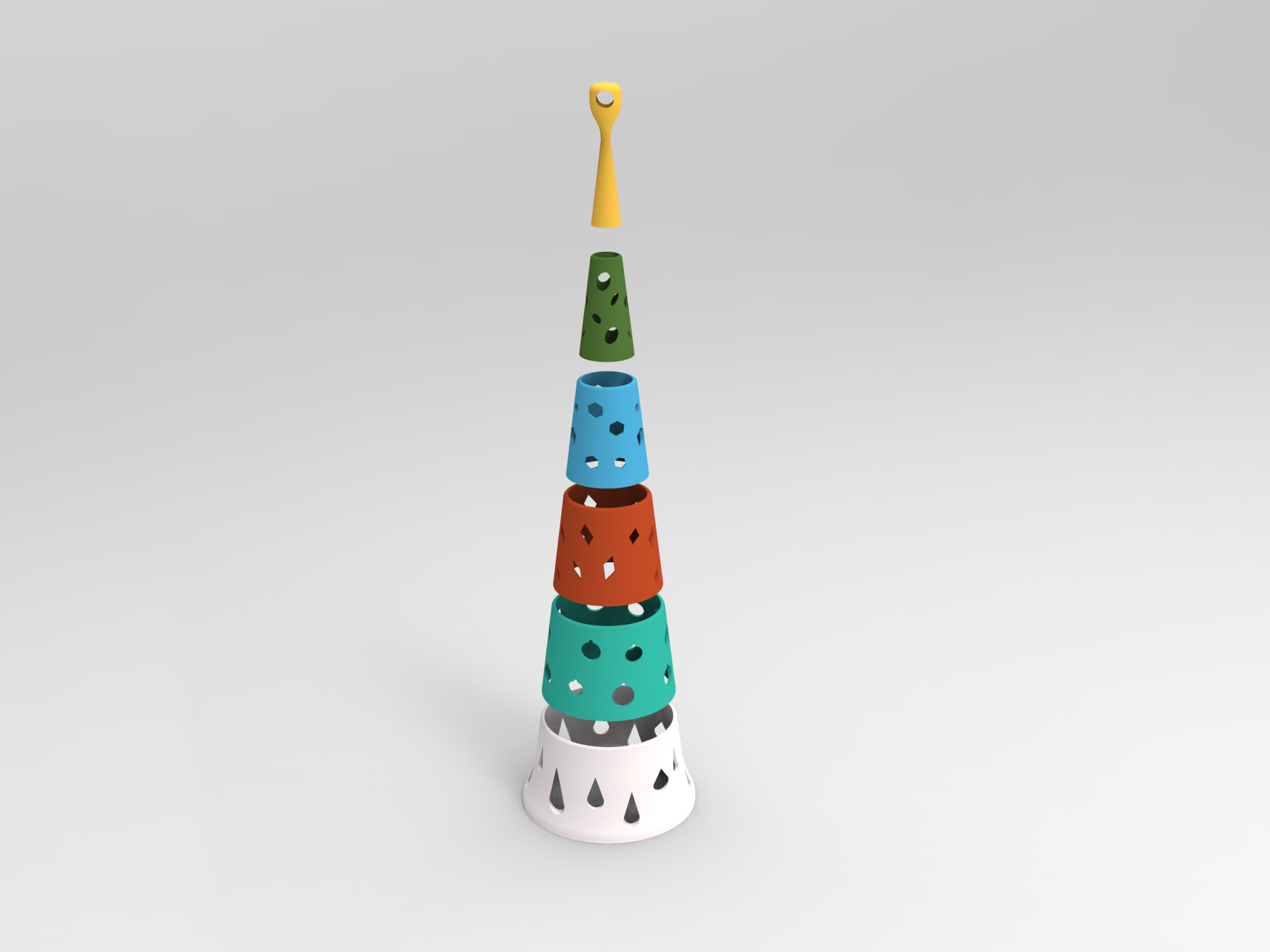 YOLKA - A Collapsible Christmas Tree - Print in Place! by Chevair ...