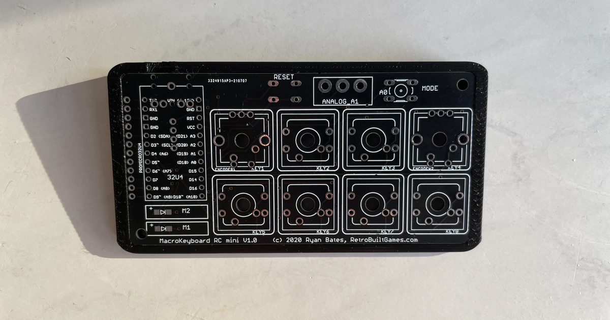 Case for PCB Mini Programmable Macro Keyboard + Encoders by RyanBates ...