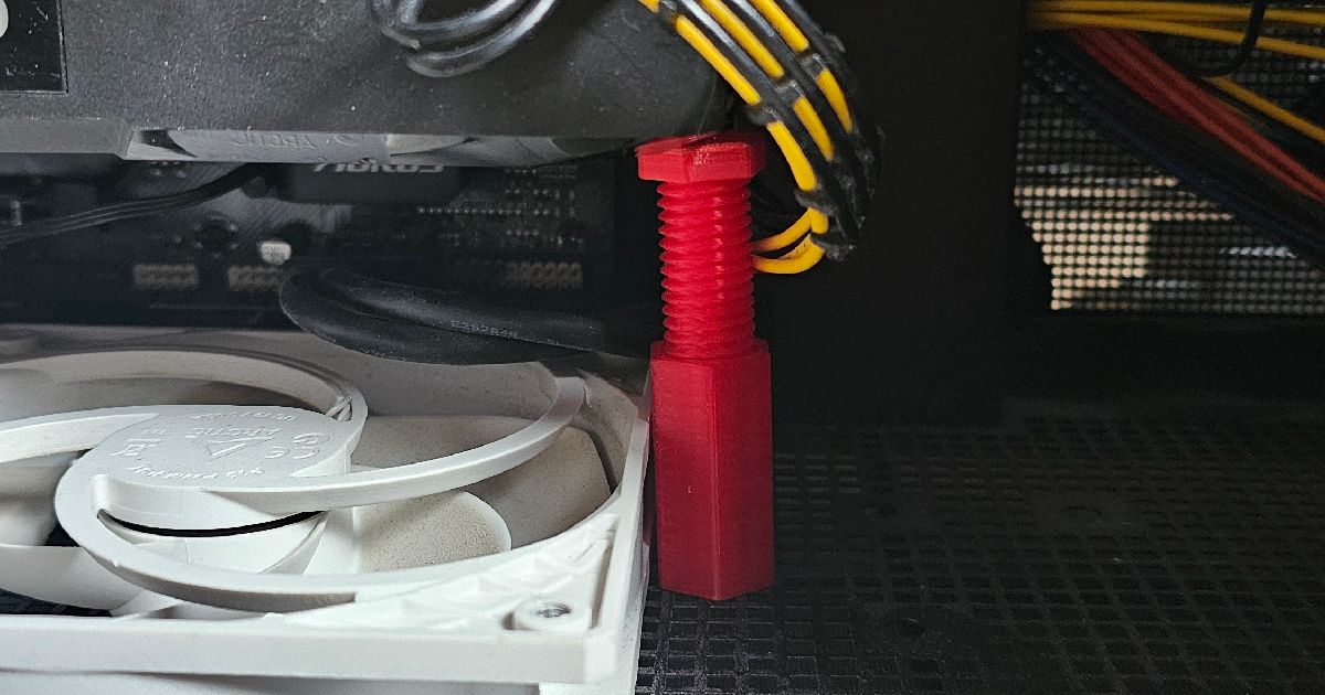 Small GPU Support "Screw" by Antony | Download free STL model ...