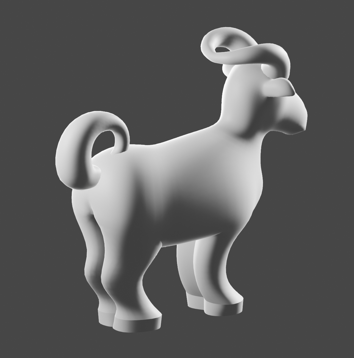 Tiny Goat by İbrahim Özdemir | Download free STL model | Printables.com