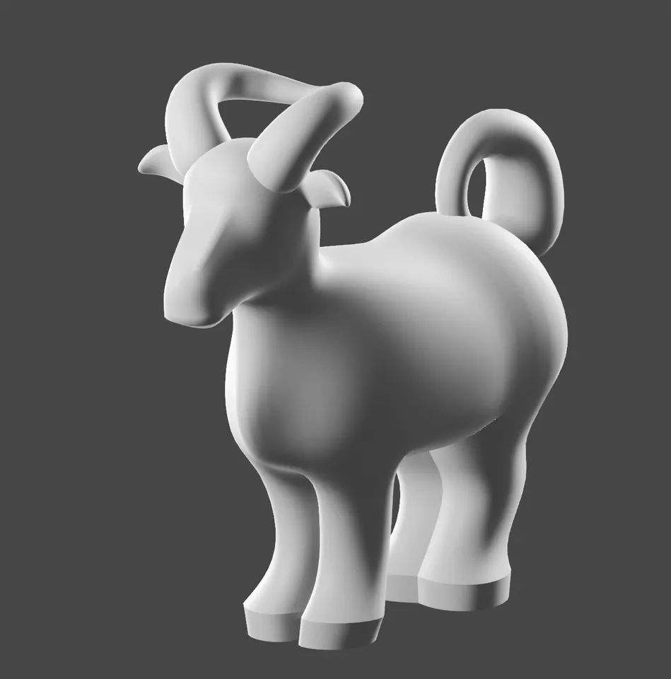 Tiny Goat by İbrahim Özdemir | Download free STL model | Printables.com