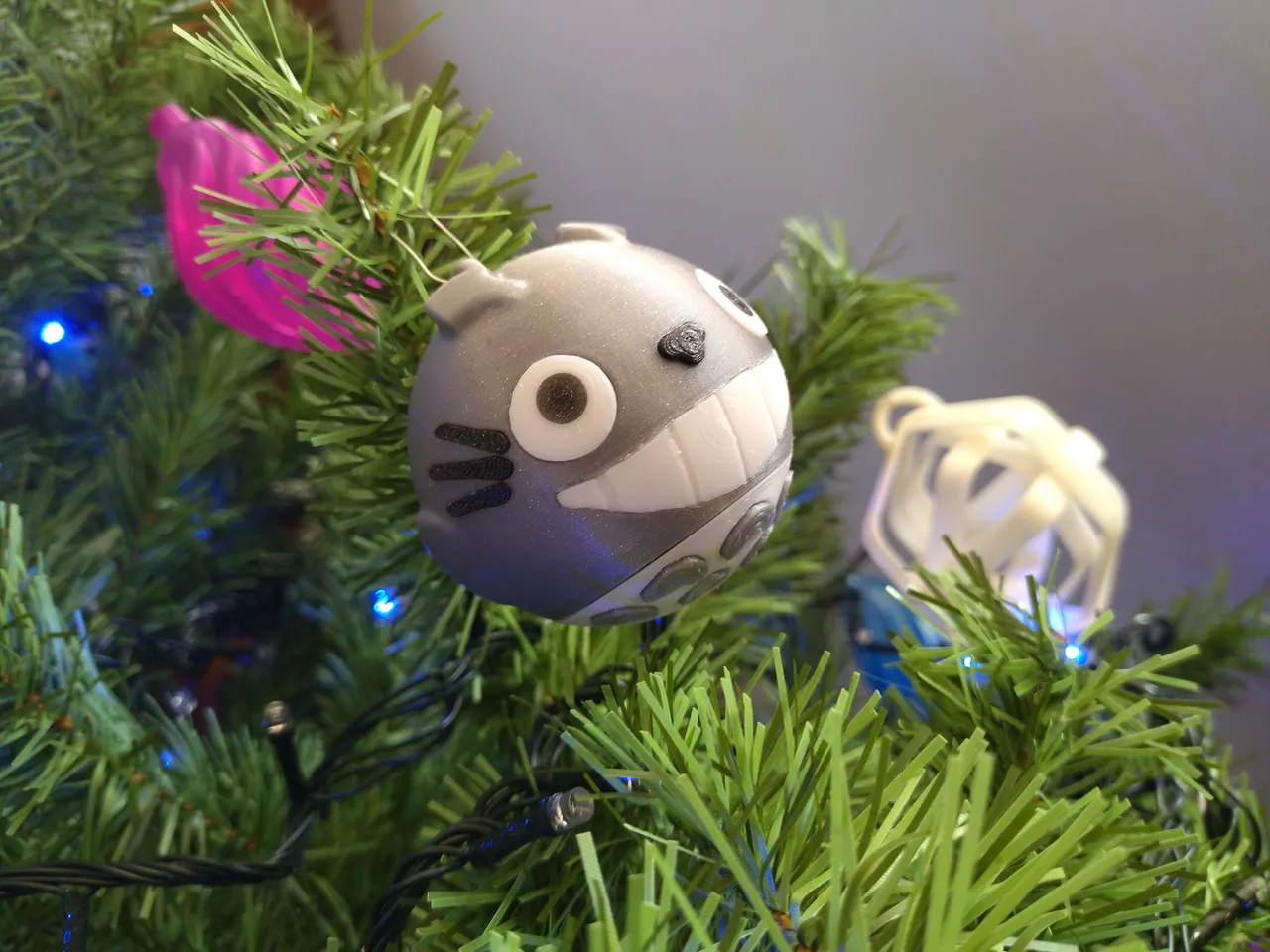 Totoro Tree Ornament (No MMU) by rayjizza | Download free STL model ...