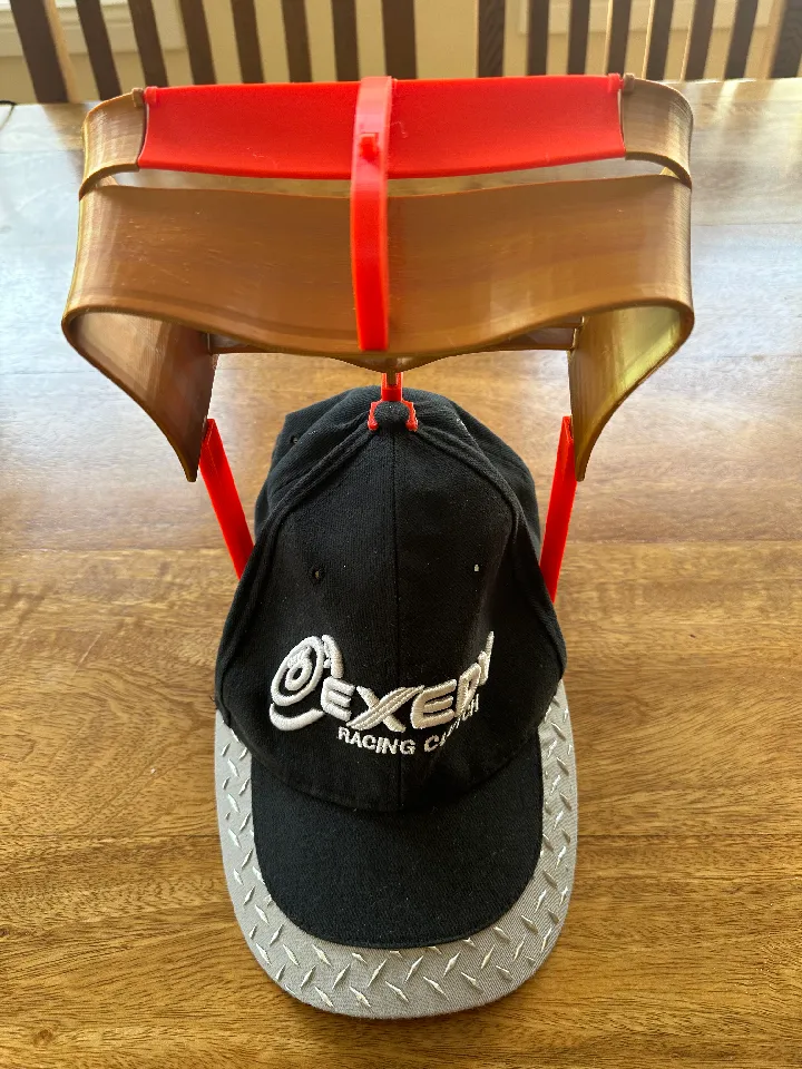 F1 Rear wing for a Cap by crash135247 | Download free STL model ...