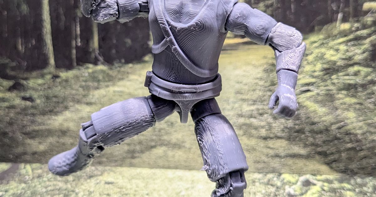 FigBash Articulated Print-in-Place Customizable Action Figures. Early ...