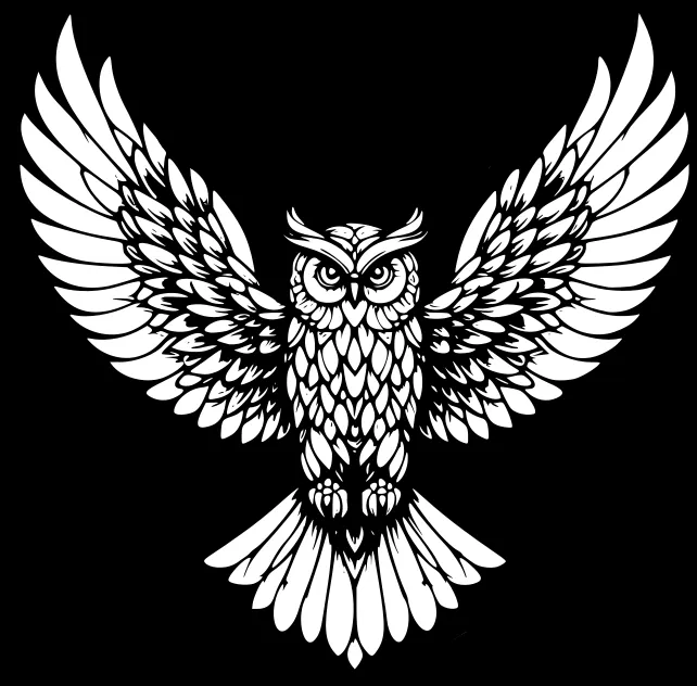 Stencil: Owl by Nina Máčová | Download free STL model | Printables.com