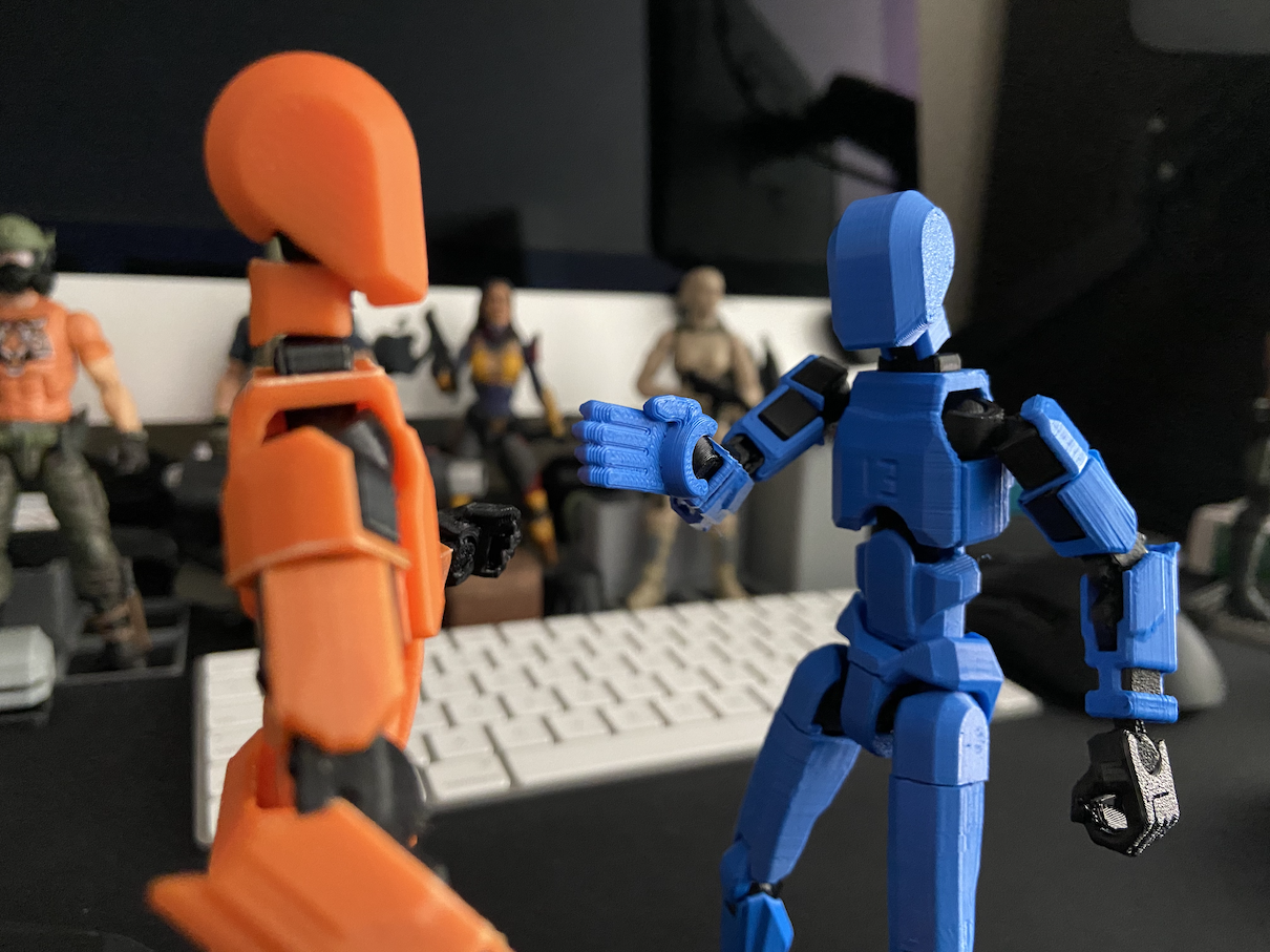 Dummy 13 Knife Hands by jfine427 | Download free STL model | Printables.com