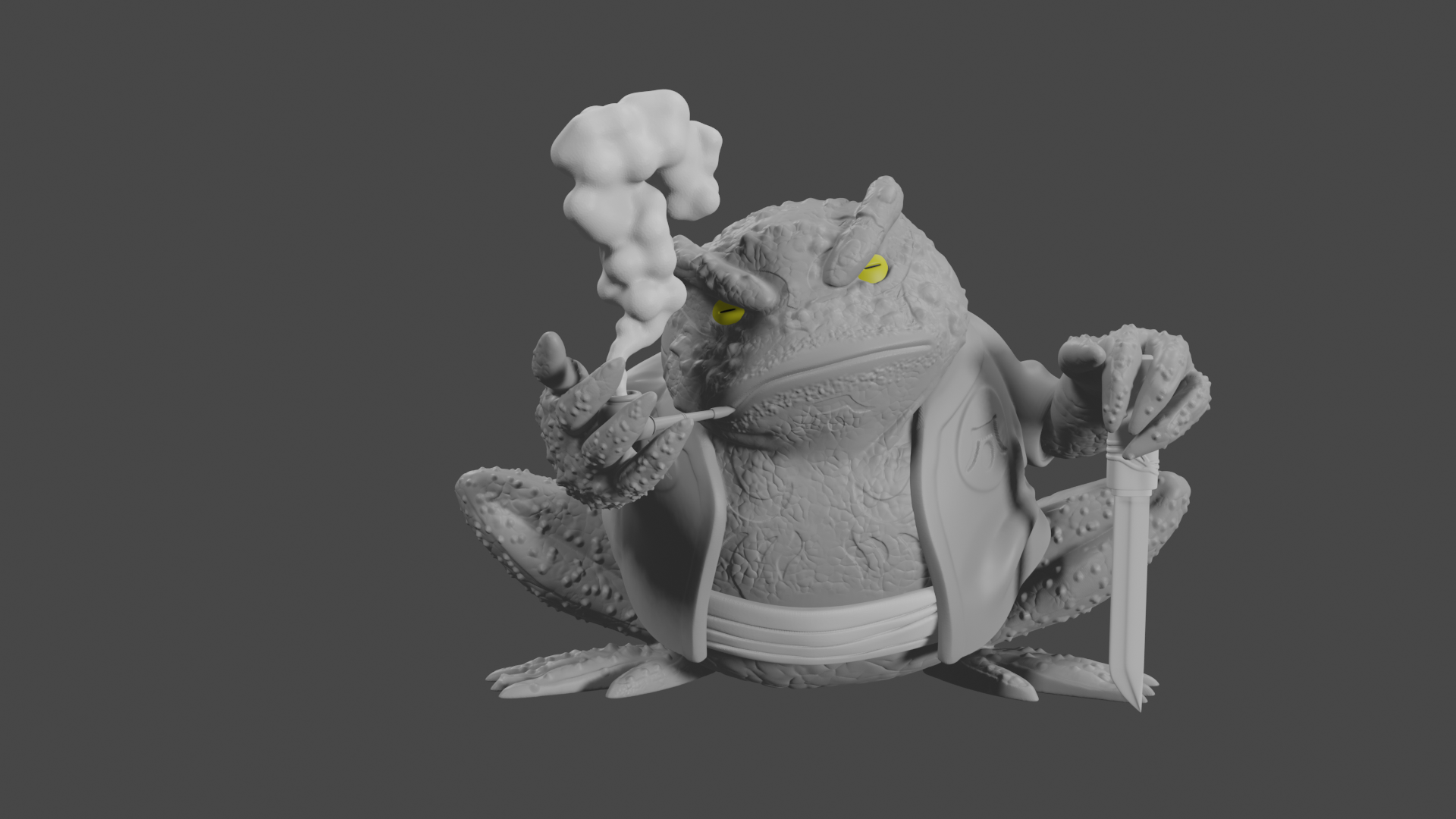 Naruto inspired, Gamabunta, Tabletop DnD miniature by ...