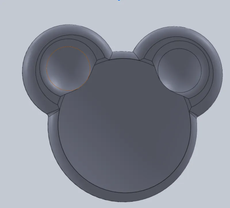 Mickey Mouse Ear Dish by Sameera | Download free STL model | Printables.com