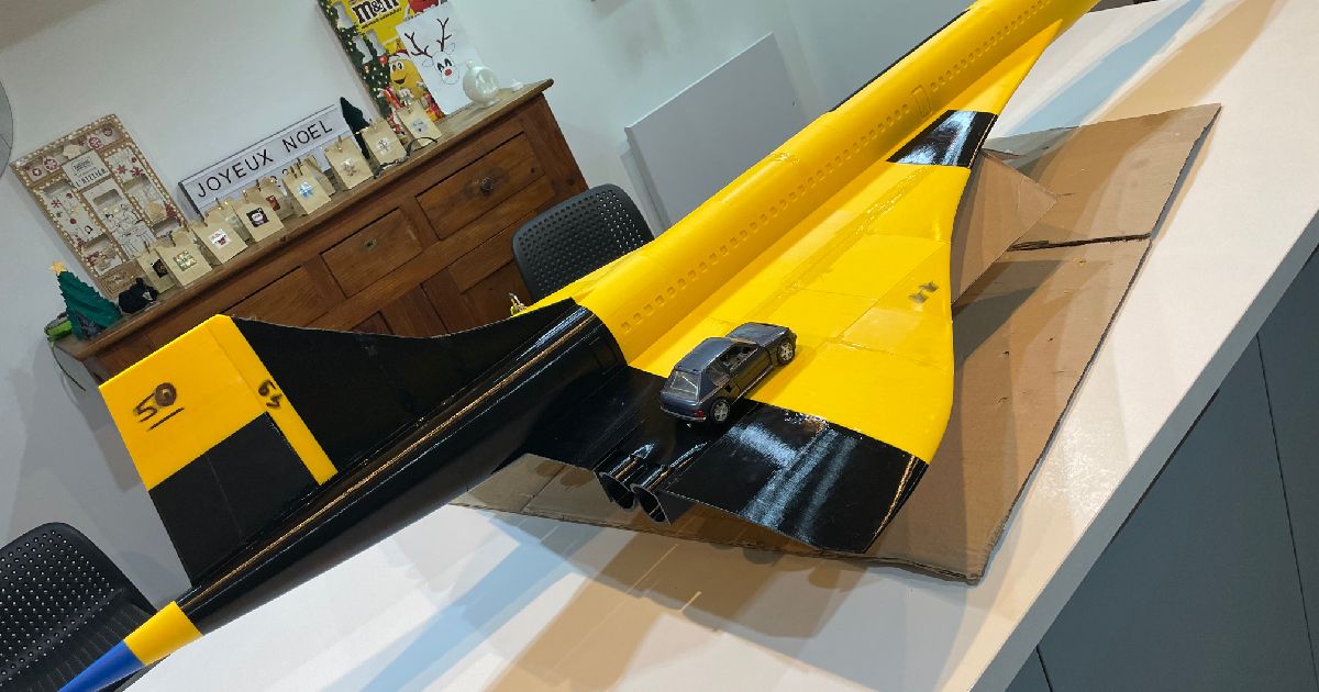 Concorde XXL en 200cm by Mitsu3D | Download free STL model | Printables.com