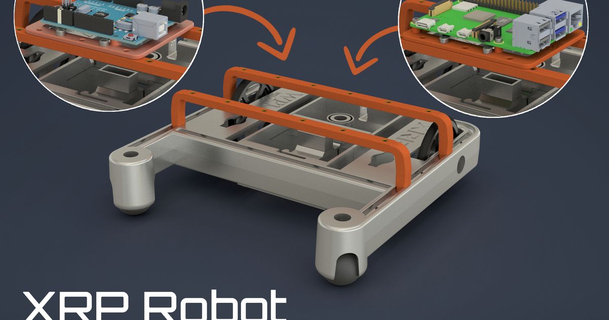XRP Robot - Top Mount System por HuMa | Descargar modelo STL gratuito ...