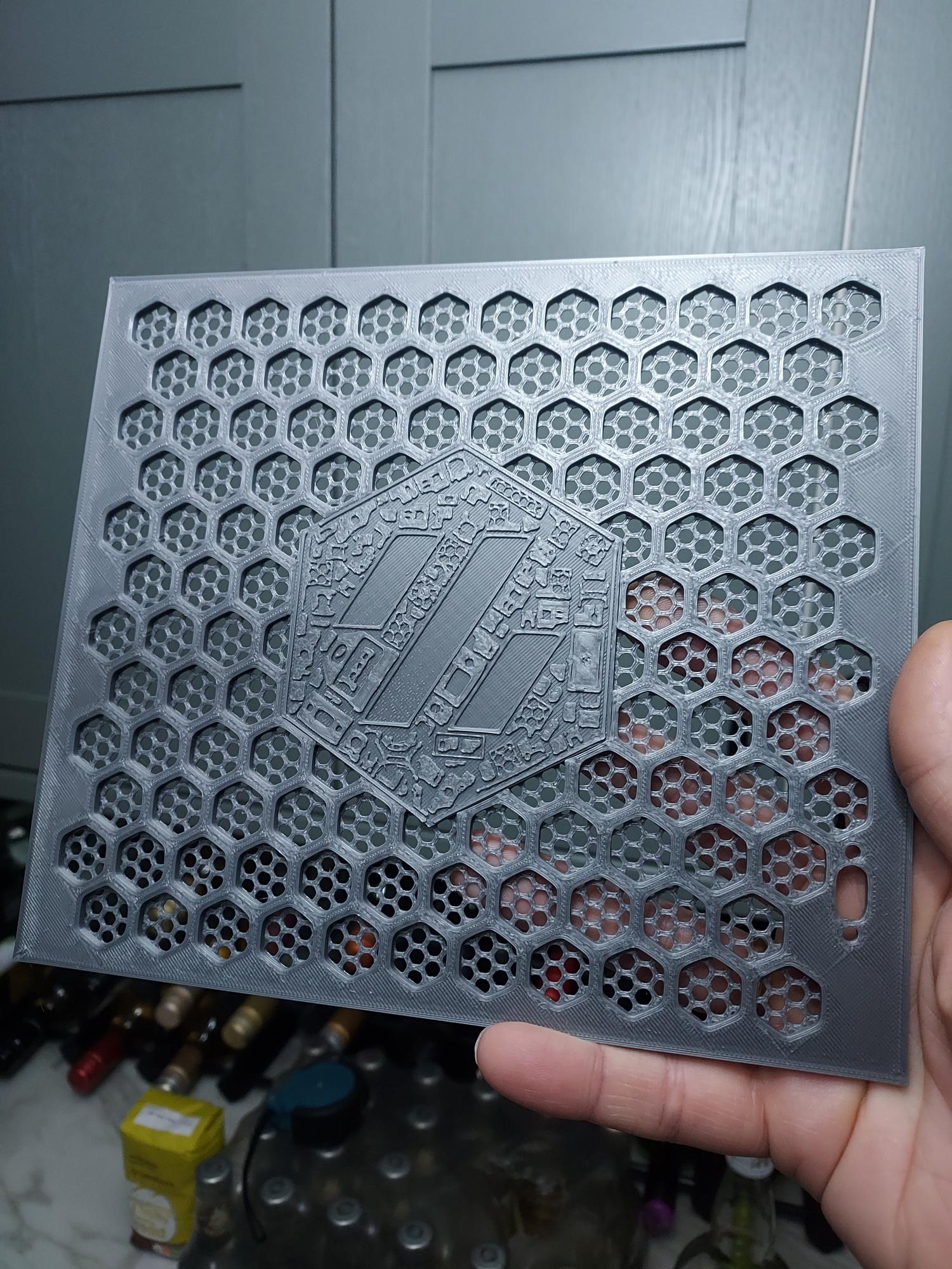 Voron 0.2 Vented back panel 1 piece with Logo by Broski | Download free ...