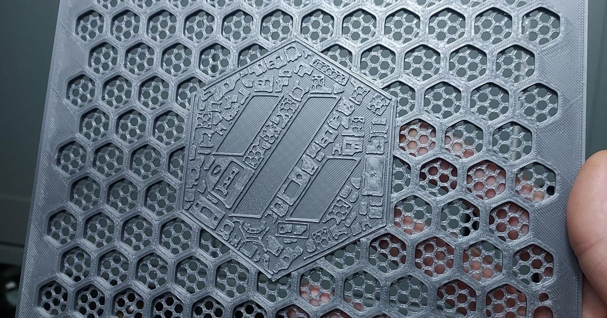 Voron 0.2 Vented back panel 1 piece with Logo by Broski | Download free ...