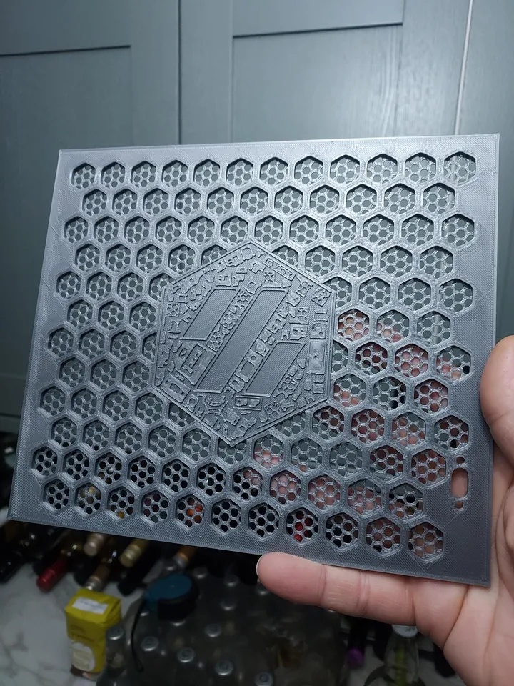 Voron 0.2 Vented back panel 1 piece with Logo by Broski | Download free ...