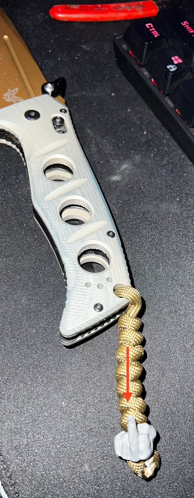 Middle finger bead by Jerryz05 | Download free STL model | Printables.com