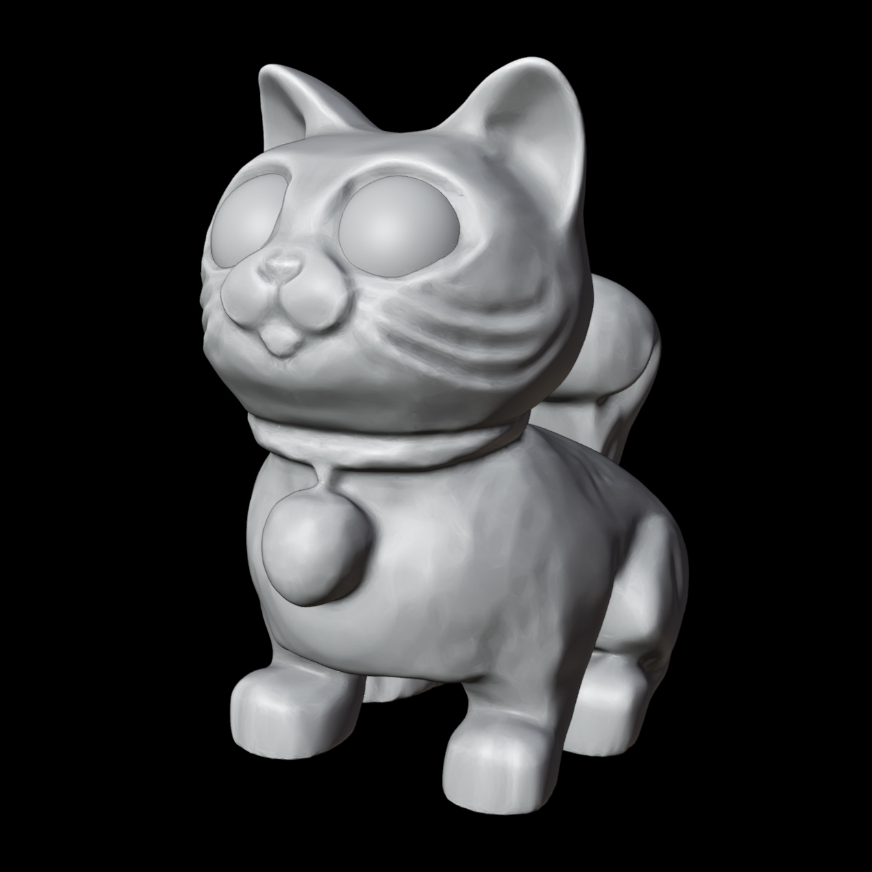 CUTE CAT FIGURE by magann | Download free STL model | Printables.com