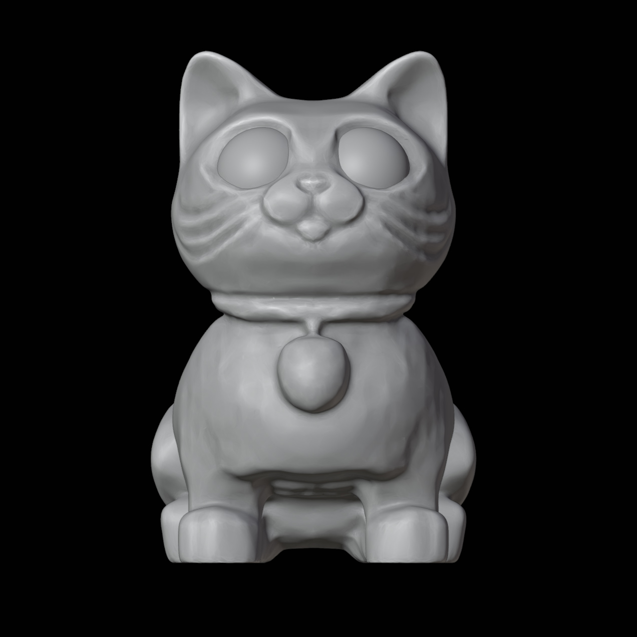 CUTE CAT FIGURE by magann | Download free STL model | Printables.com